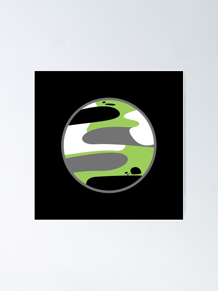 "Aromantic subtle pride flag planet" Poster for Sale by QwertyStickers ...