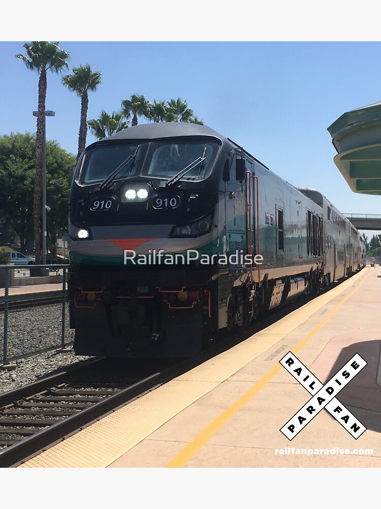 "Metrolink EMD F125 910" Sticker by RailfanParadise | Redbubble