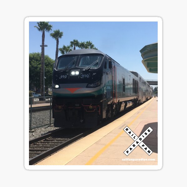 "Metrolink EMD F125 910" Sticker by RailfanParadise | Redbubble