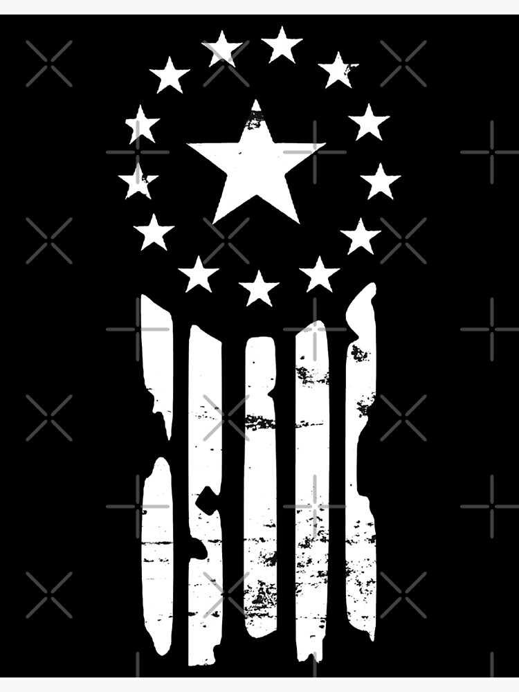 "Old World American Flag Worn Logo fallout" Photographic Print for Sale ...