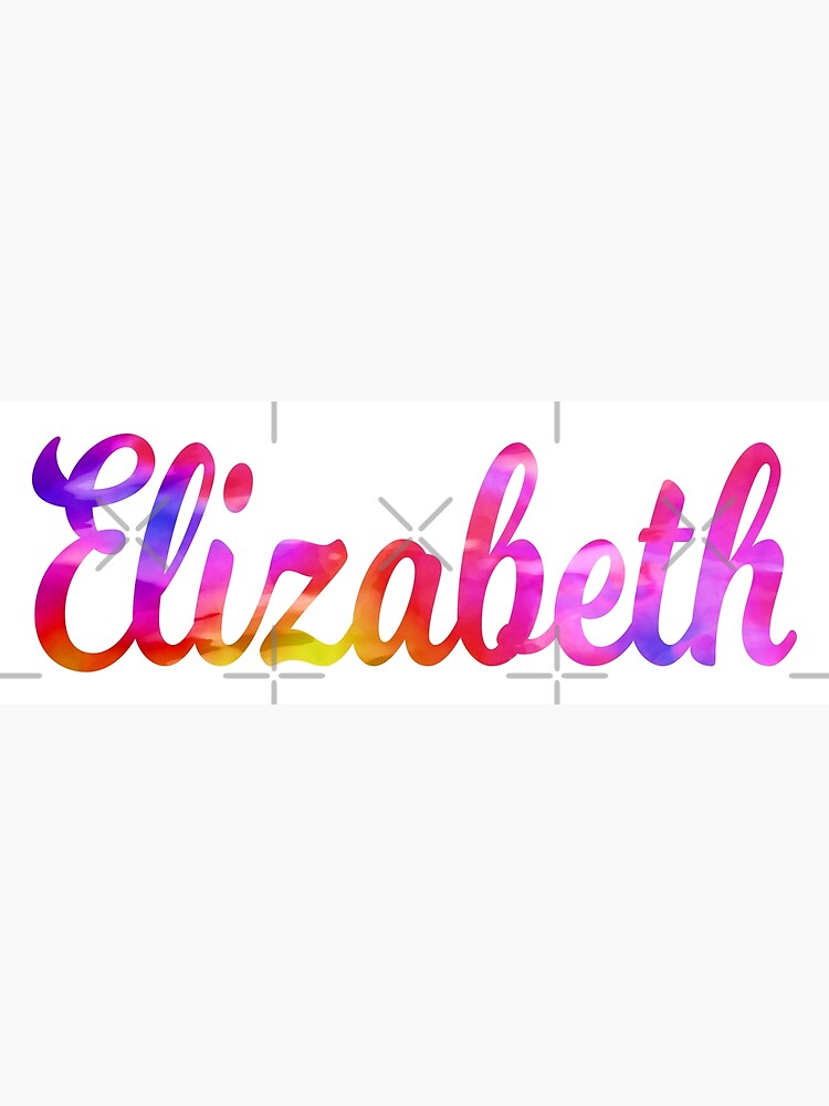 Elizabeth Name Design