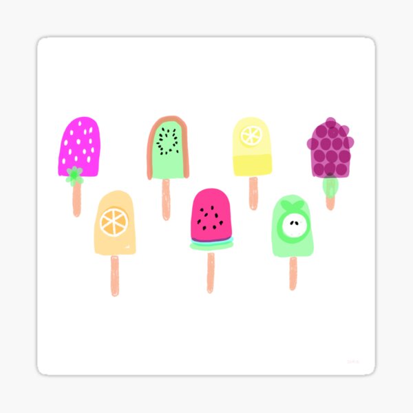 "Summertime Popsicles " Sticker for Sale by Sarie7ft6 | Redbubble