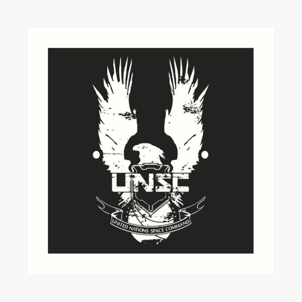 "Halo UNSC Worn Logo High Quality" Art Print for Sale by Geempah ...