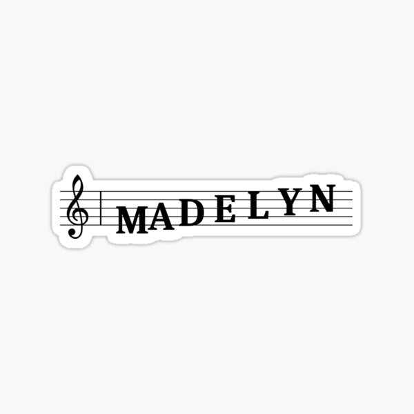 "Name Madelyn" Sticker by gulden | Redbubble