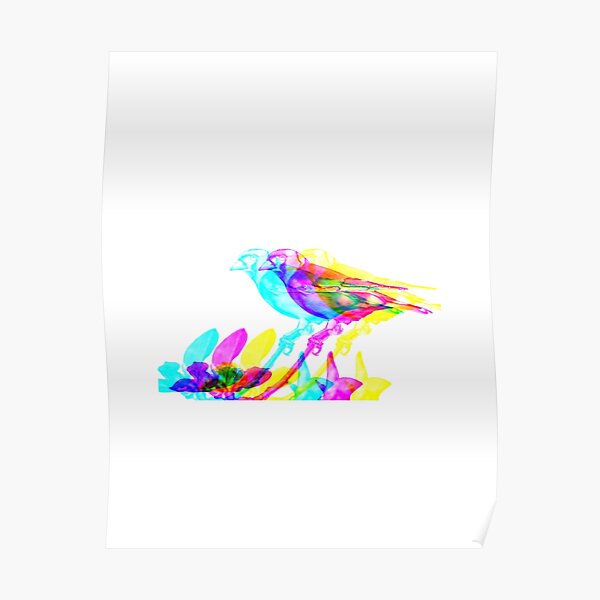 "Stieglitz Bird" Poster by Bacanze | Redbubble