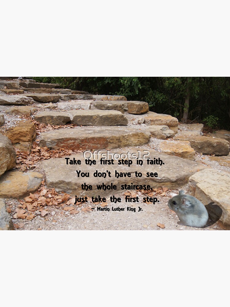 "Step One" Sticker by Offshoots12 | Redbubble