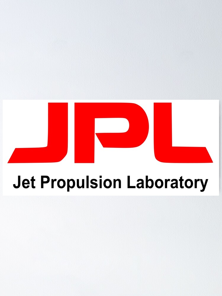 "NASA Jet Propulsion Laboratory JPL Logo" Poster by SpaceTroves | Redbubble