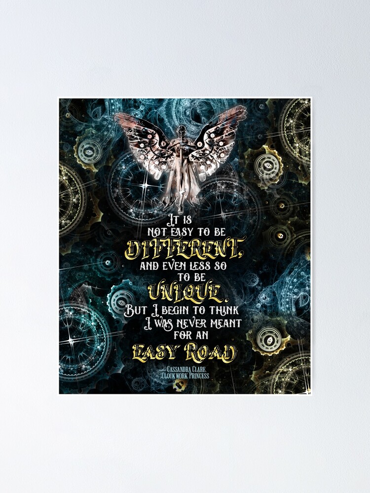 "Infernal Devices - Easy Road" Poster for Sale by eviebookish | Redbubble