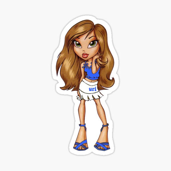 "bratz uri sticker" Sticker for Sale by maliacampain | Redbubble