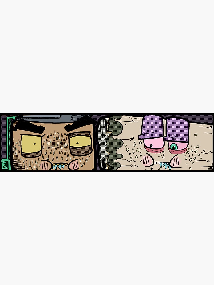 "KnMC Gross up Close Up" Sticker for Sale by AFCcomics | Redbubble