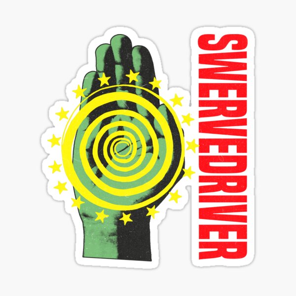 "Swervedriver fan art" Sticker for Sale by Designsku | Redbubble