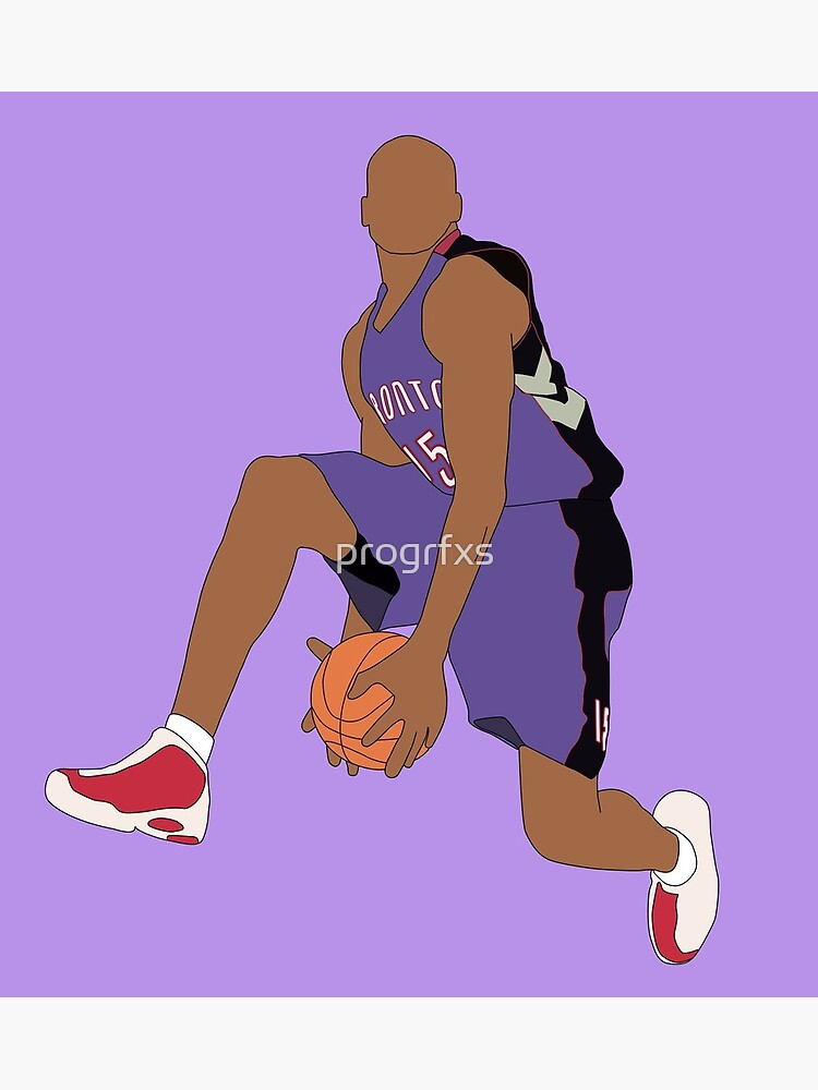 "Vince Carter Dunk Cartoon" Poster by progrfxs | Redbubble