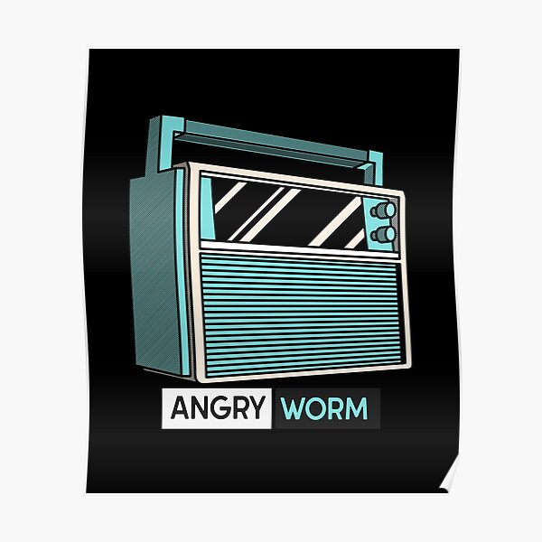 "Angry worm" Poster for Sale by ZeroSenseFound | Redbubble