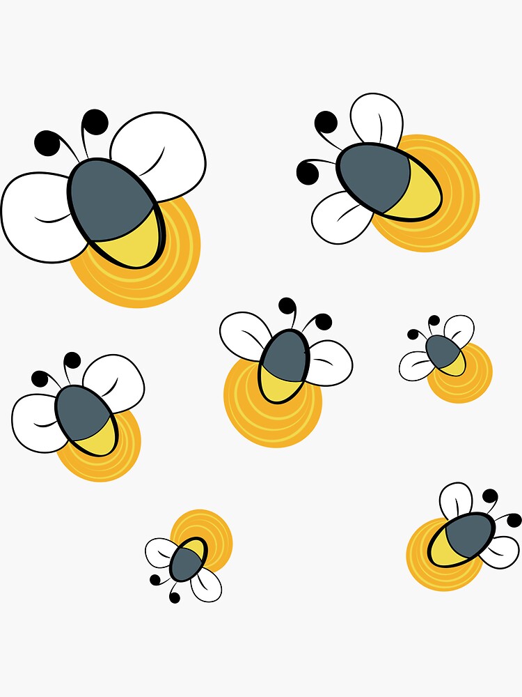 "Lightning Bug / Firefly Pattern" Sticker for Sale by rainydayk | Redbubble