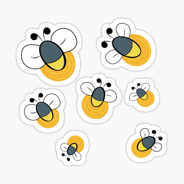 "Lightning Bug / Firefly Pattern" Sticker for Sale by rainydayk | Redbubble