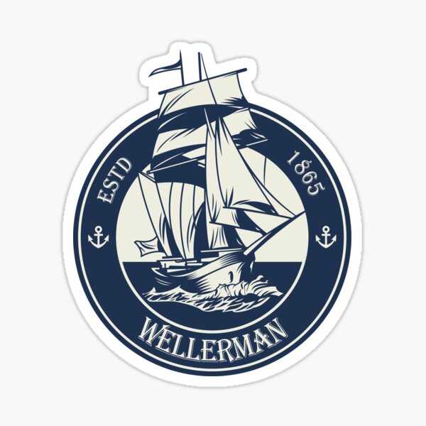 "Wellerman Sea Shanty Inspired design" Sticker for Sale by ...
