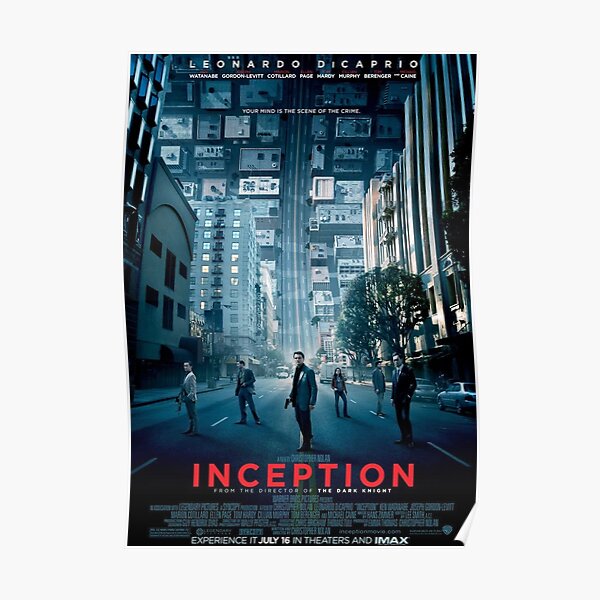 Digital Prints Inception movie poster Christopher Nolan Film science ...