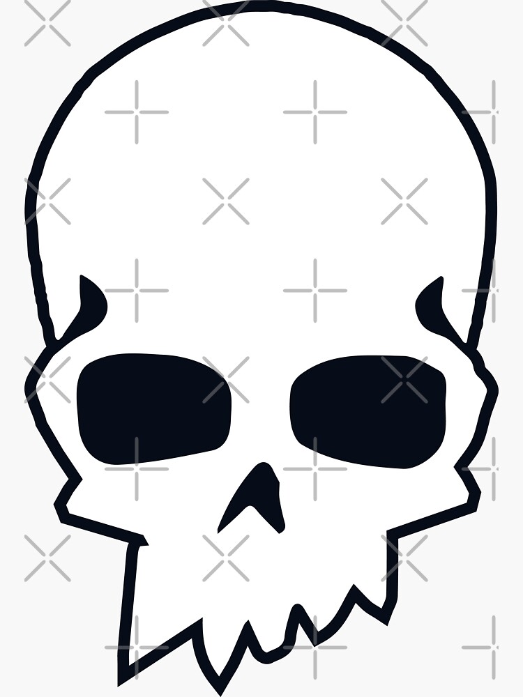 "Sid skull" Sticker for Sale by RaulMejia-Shop | Redbubble