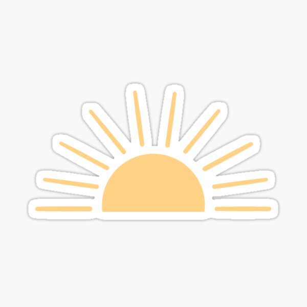 "Sunrise" Sticker for Sale by Lpolkinhorn | Redbubble