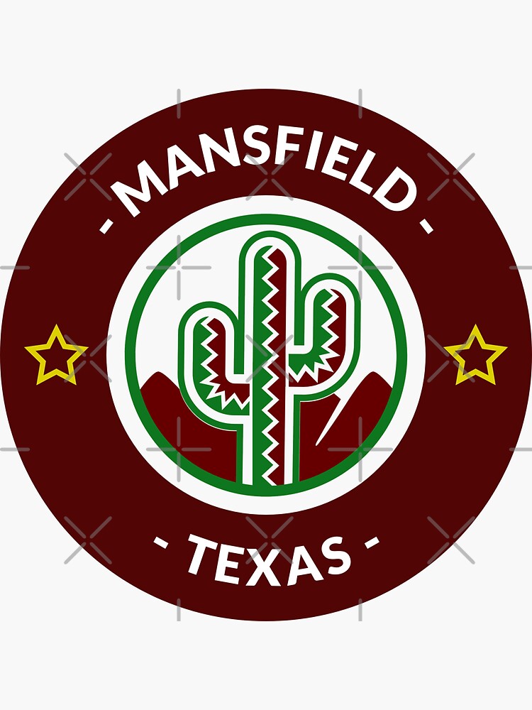 "Mansfield Texas" Sticker by Taumaturgo | Redbubble