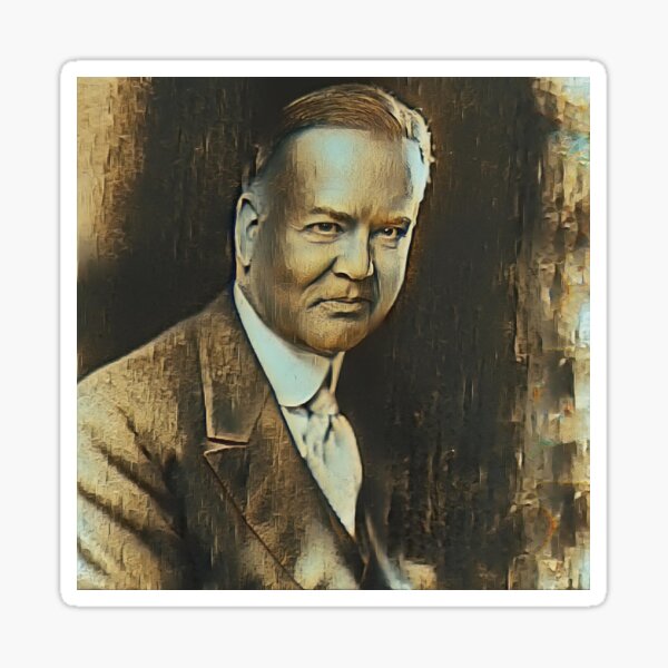 Herbert Hoover Stickers | Redbubble