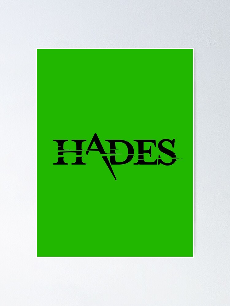 "Hades™ - Logo [Black]" Poster for Sale by SWISH-Design | Redbubble