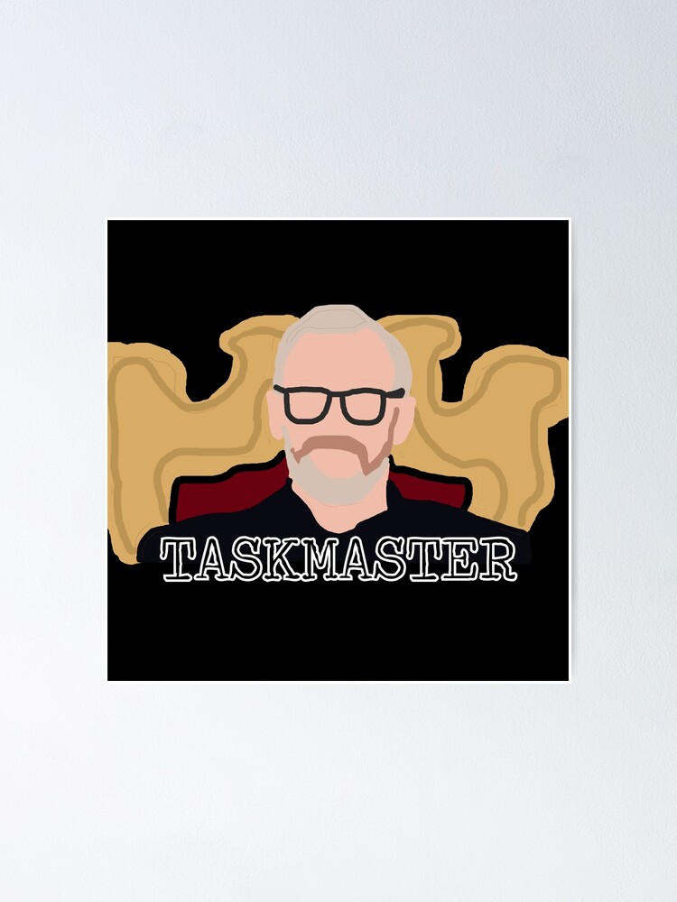 "Taskmaster Greg Davies Drawn " Poster by LucasM22 | Redbubble