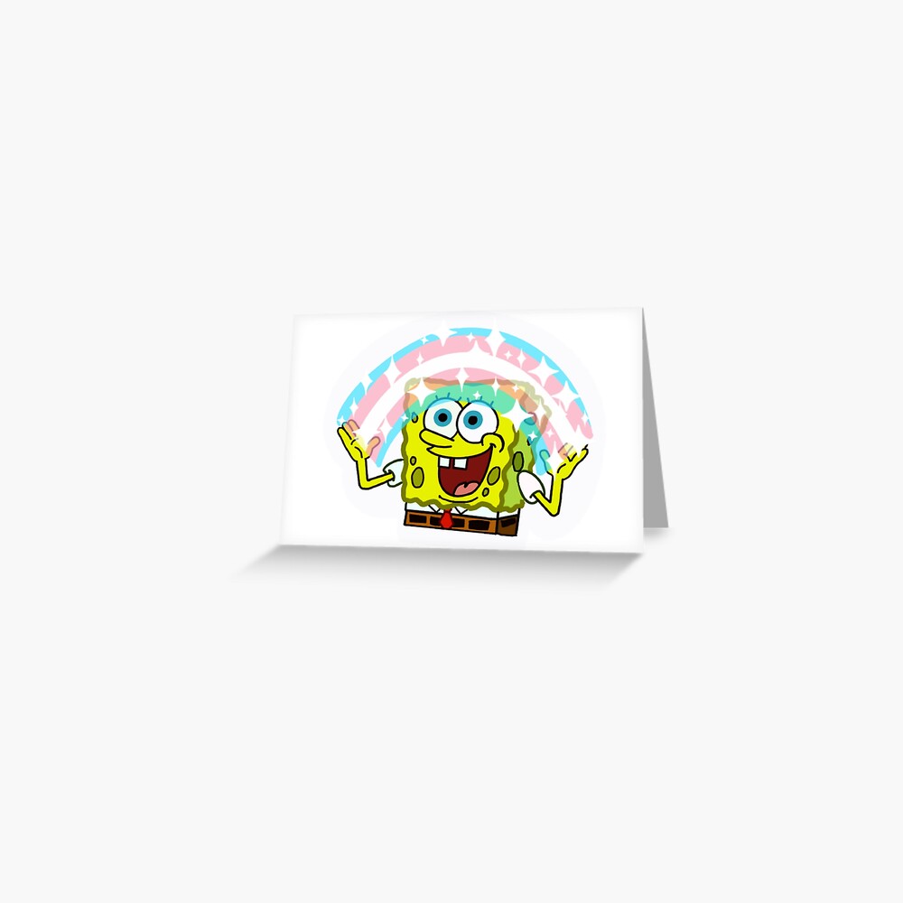 "Trans spongebob meme" Greeting Card by designzbyjackal | Redbubble