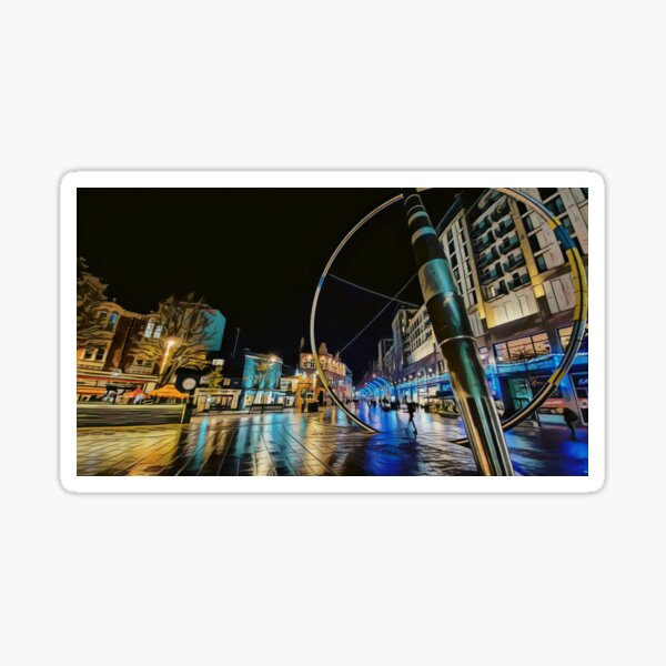 "Alliance Looking up The Hayes in Cardiff " Sticker for Sale by Frank ...