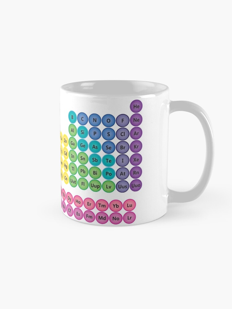 "Periodic Table of Element Icons" Coffee Mug for Sale by sciencenotes ...
