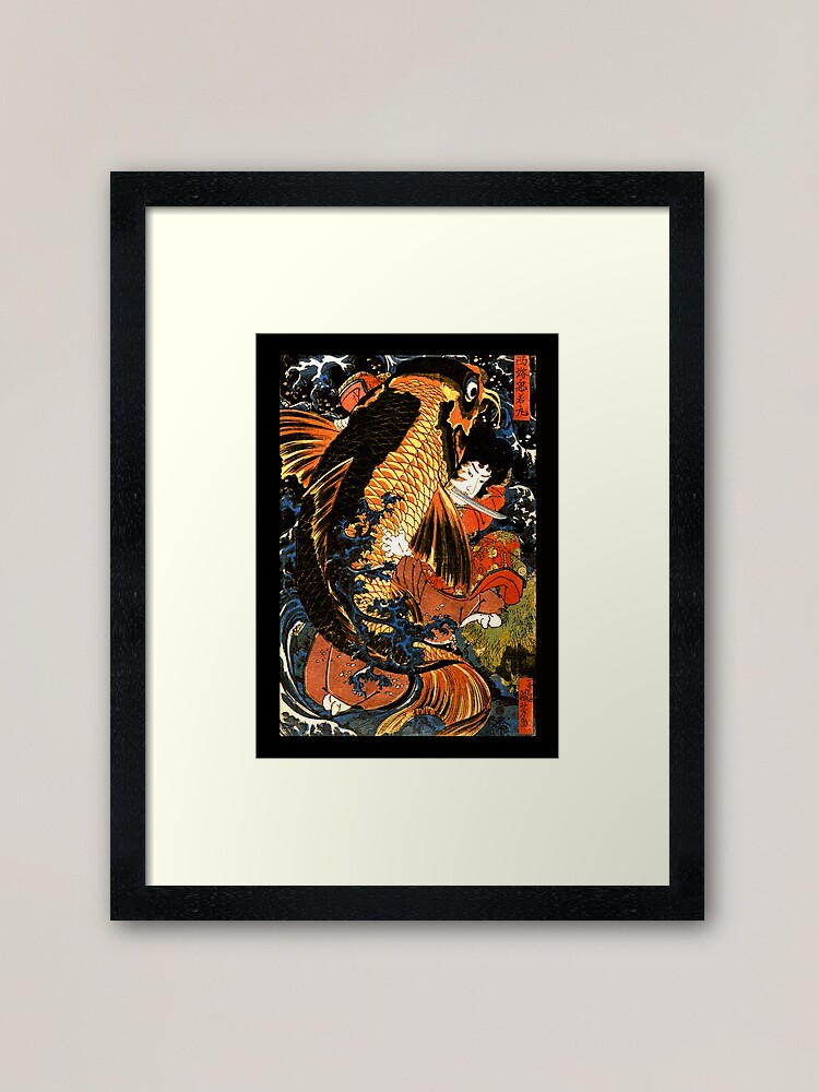 "Saito Oniwakamaru by Utagawa Kuniyoshi (1798-1861) Woodblock print by ...