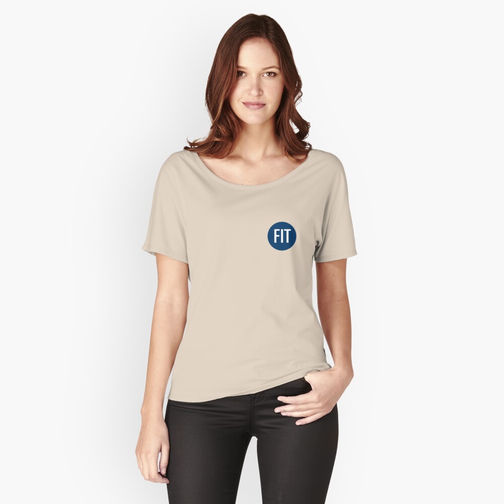 "FIT Sticker NAVY" Sticker for Sale by michelemoira | Redbubble
