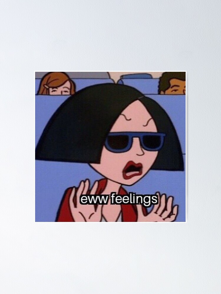 "eww feelings 2000s cartoon" Poster for Sale by Laukays | Redbubble
