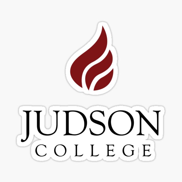 "Judson College" Sticker for Sale by Yasyus | Redbubble
