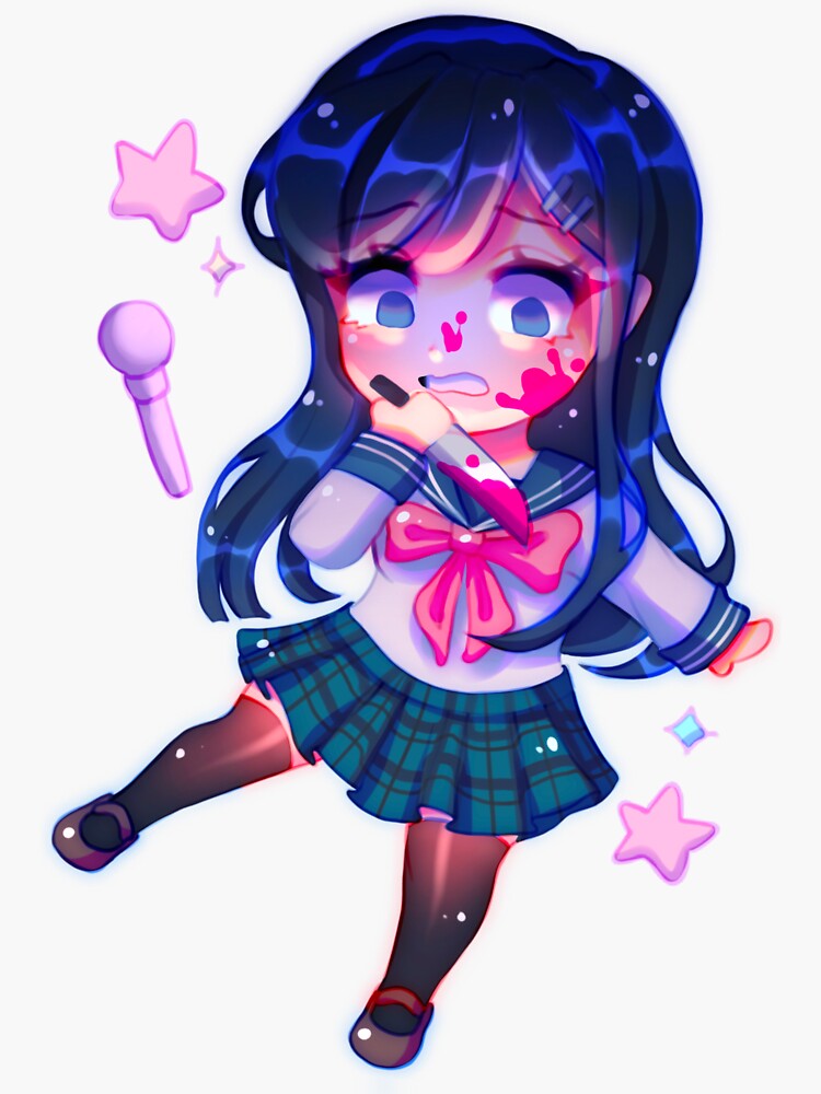 "sayaka sticker" Sticker for Sale by sunniiko | Redbubble