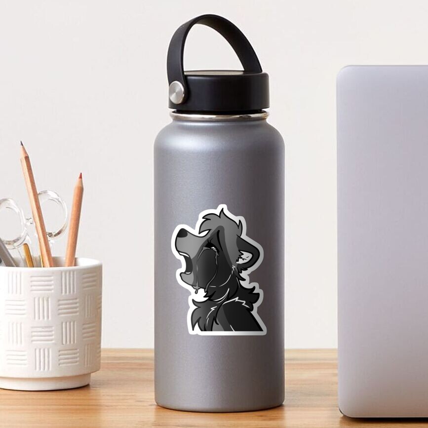 "sad edgy furry" Sticker for Sale by SammyTheTanuki | Redbubble