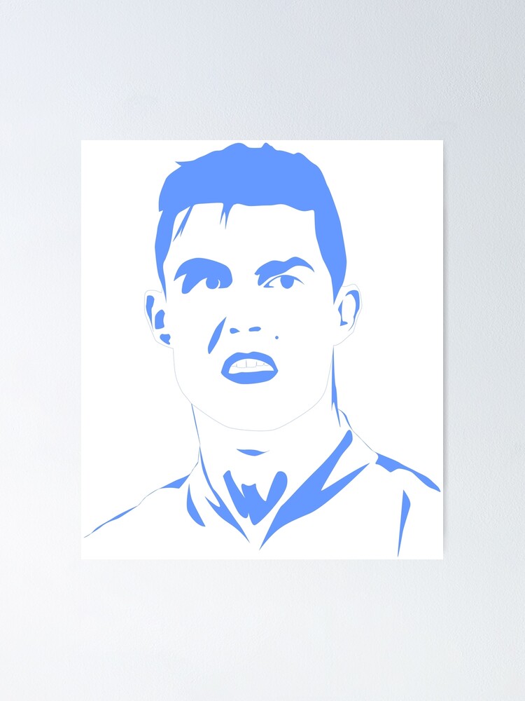 "Design Cristiano Ronaldo | Line Art" Poster for Sale by BrnoDesign ...