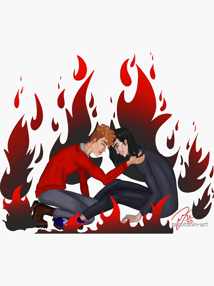 "Carry on snow as chapter 61" Sticker by serotonin-art | Redbubble