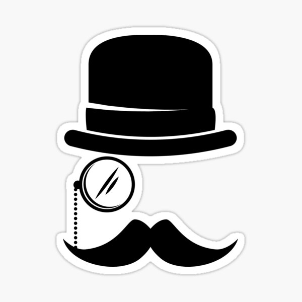 "Monopoly Man " Sticker for Sale by MohamedTarik | Redbubble