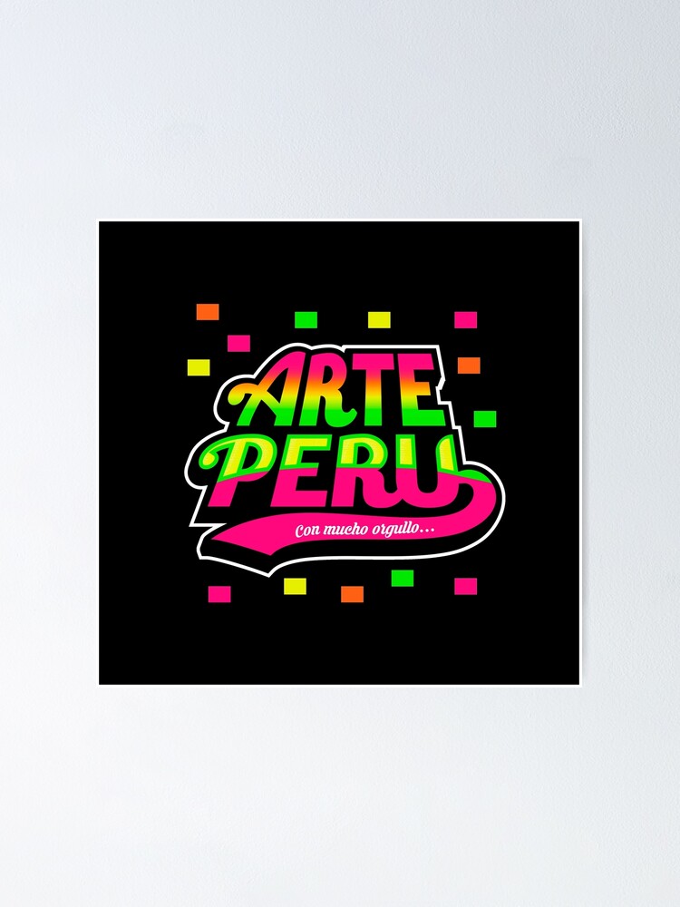 "Chicha style, Peruvian art" Poster by Beatrizlopez85 | Redbubble