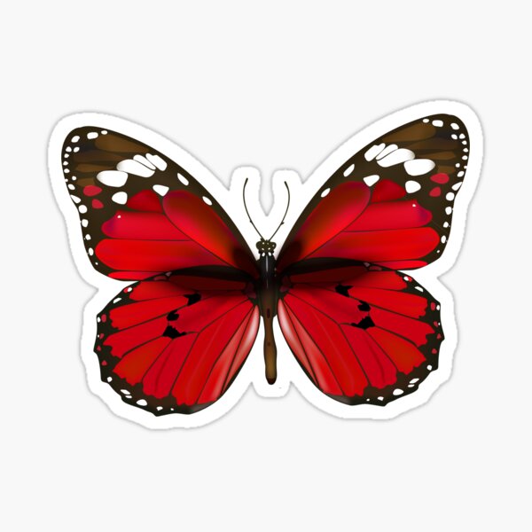 "purple butterfly emoji " Sticker for Sale by joker1990 | Redbubble