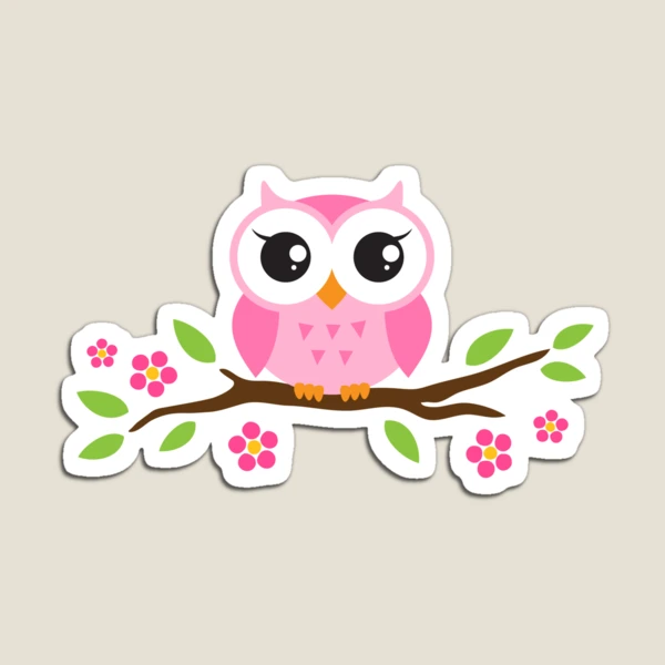 Pink Cartoon Owl Pink And Purple Owl In 2D Lantern Scene | Stable