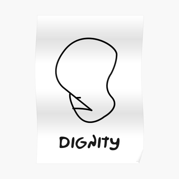 "dignity the simpsons" Poster by frangipanms | Redbubble