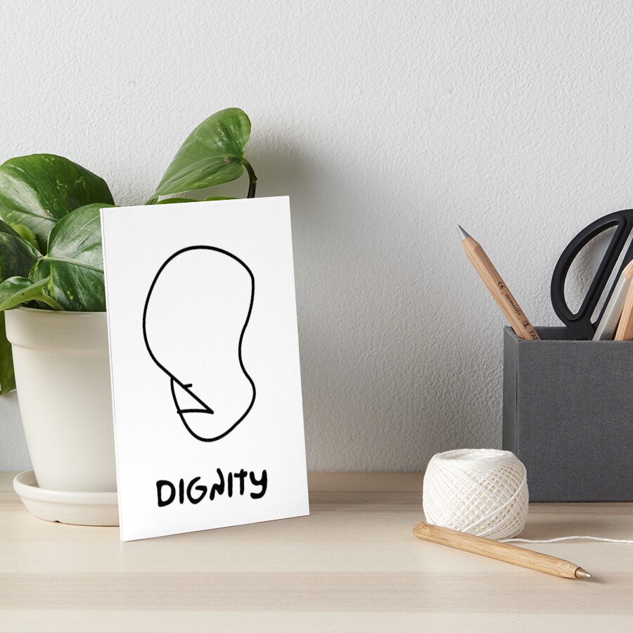 "dignity the simpsons" Art Board Print by frangipanms | Redbubble