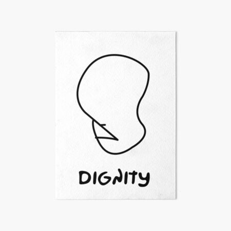 "dignity the simpsons" Art Board Print by frangipanms | Redbubble