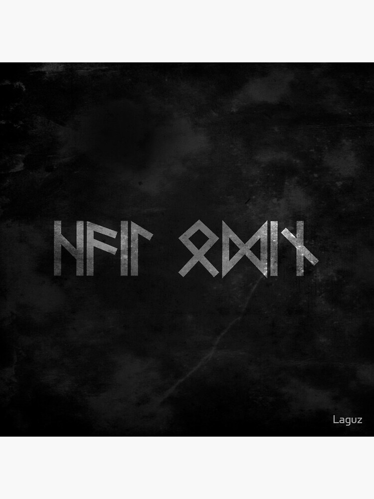 "Hail Odin in runes" Poster by Laguz | Redbubble