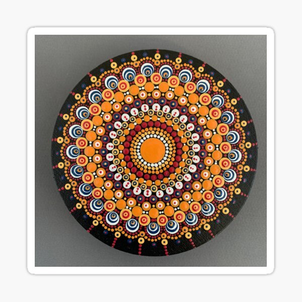 "Goldenrod Mandala" Sticker for Sale by smaddockdesigns | Redbubble