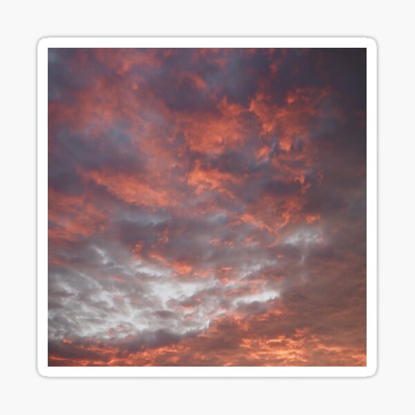 "Shades of Pink Clouds" Sticker for Sale by irideae | Redbubble