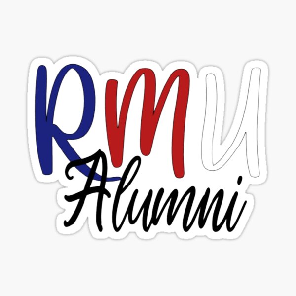 "RMU Alumni" Sticker for Sale by taylorr-made | Redbubble
