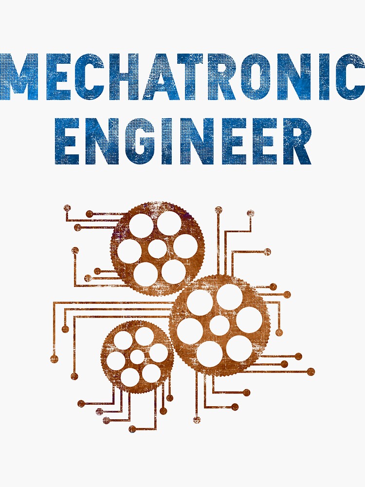 "Mechatronic Engineer" Sticker for Sale by GR-ART | Redbubble